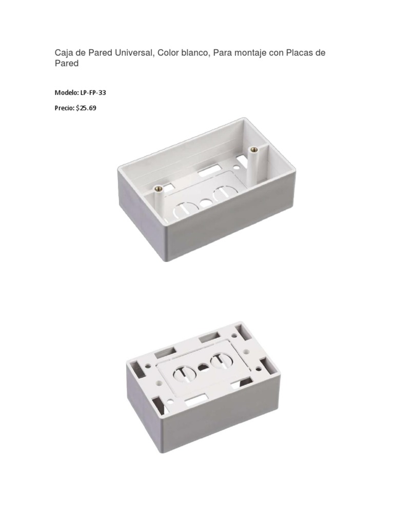 Materiales para Instalacion de Nodos - Tienda Comercial | PDF