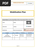 Mobilization Plan | PDF | Project Management | Business