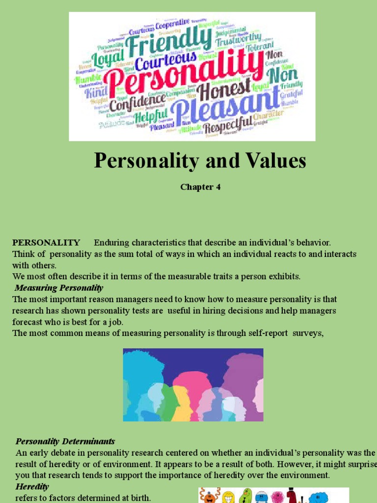 Personality and Values | PDF | Extraversion And Introversion | Personality Type