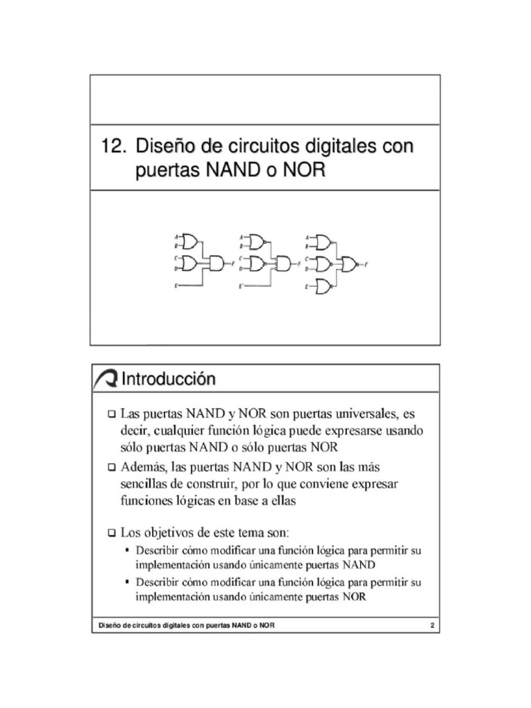 Nand y Nor | PDF