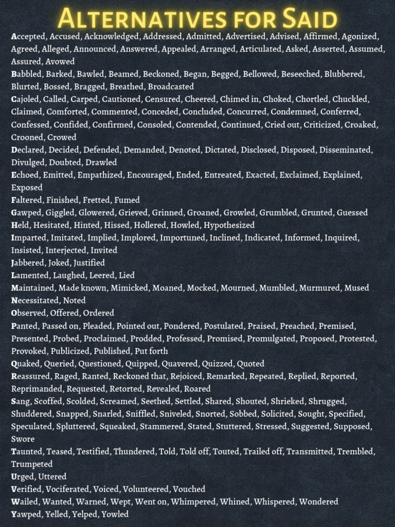 Alternatives For Said Poster or Handout | PDF | Religion & Spirituality