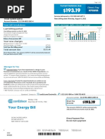 Comed Sample Bill | PDF | Efficient Energy Use | Sustainable Energy