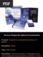 (WAB) Western Aphasia Battery - Bedside Record Form | PDF