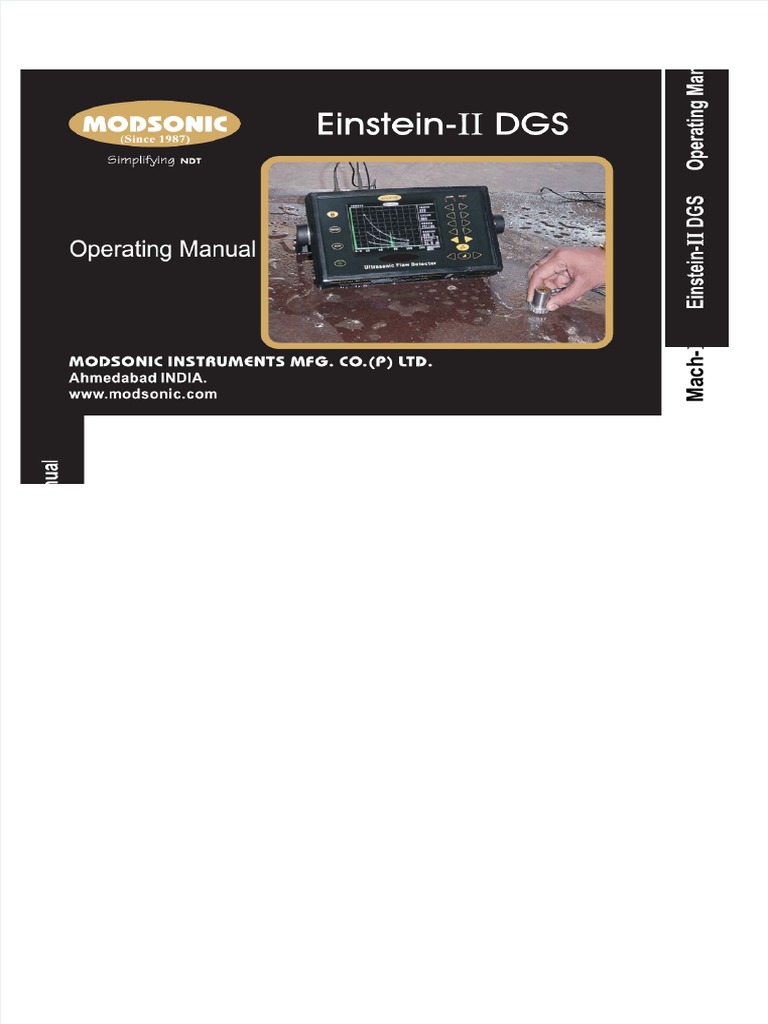 Einstein II DGS | PDF | Battery Charger | Ultrasound