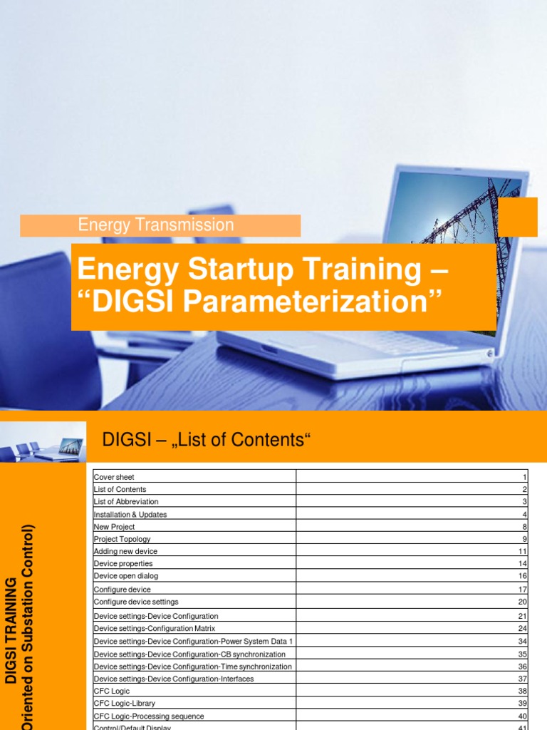 Energy Transmission: An Overview of DIGSI Parameterization | PDF ...