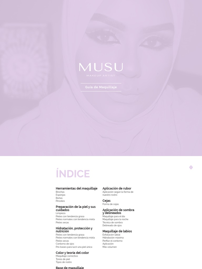 Guía Integral de Maquillaje - La Musu | PDF | Productos cosméticos ...