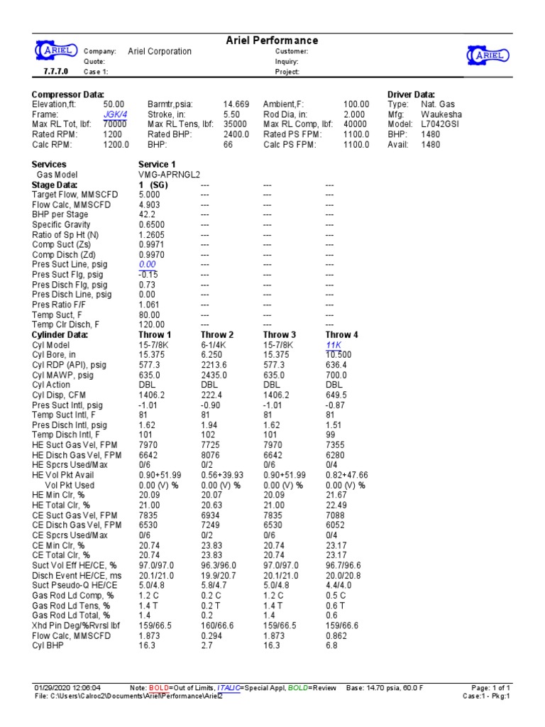 Ariel-JGK-4-Package-Data-Sheet | PDF | Mechanical Engineering ...
