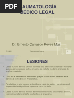 Medicina Legal - Agentes Contundentes y Lesiones (Der-204, Grupo A1) | PDF