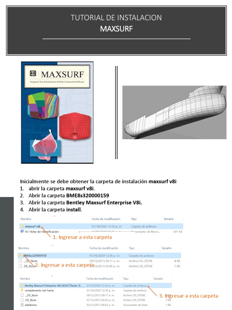 Tutorial de Instalacion Maxsurf | PDF | Ventana (informática ...
