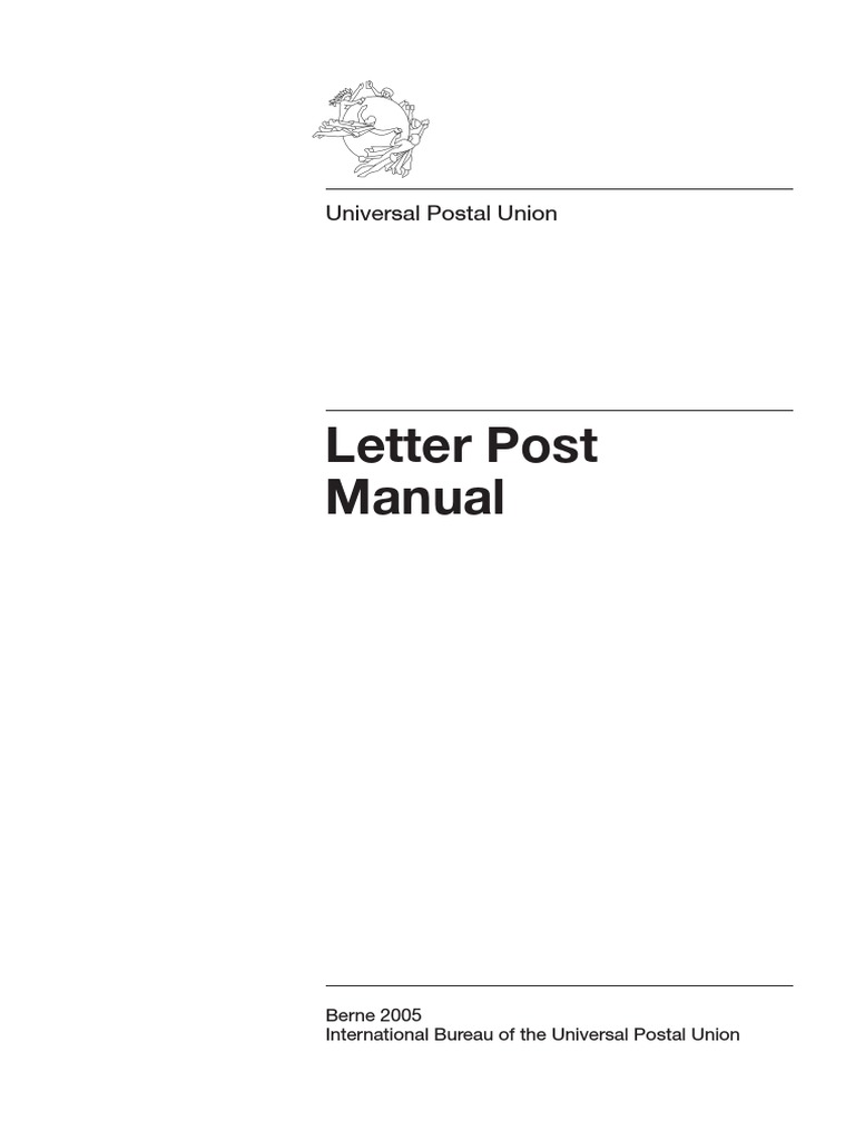 UPU Letter Post Manual | PDF | Mail | Netherlands Antilles
