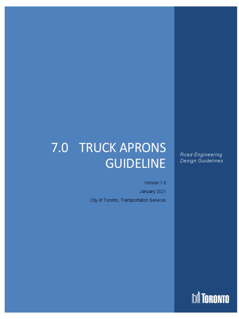 9817 Ecs Specs Roaddg Truck Aprons Guidelines Jan2021 | PDF ...
