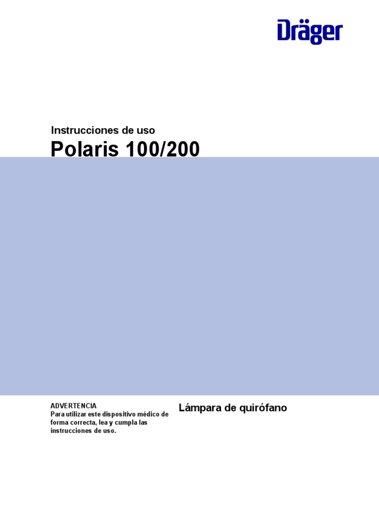 Polaris 100 200 Ifu 9052840 Es | PDF | Diodo emisor de luz | Imagen de ...