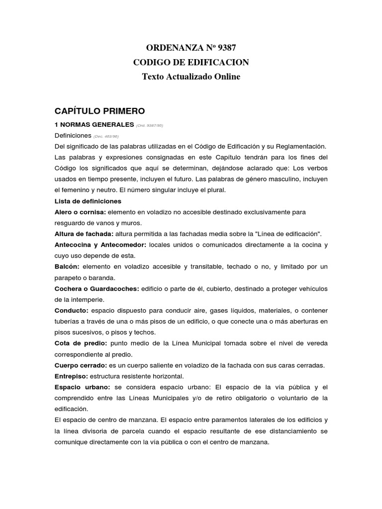 9387 Codigo de Edificación | PDF | Multa (pena) | Comisión Europea