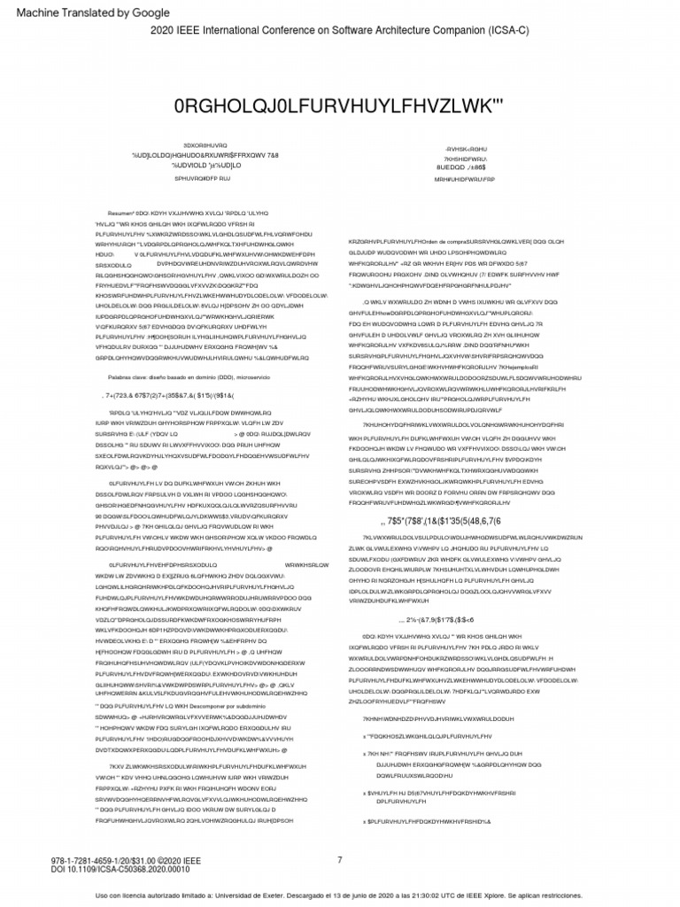 0Rgholqj0Lfurvhuylfhvzlwk''': 2020 IEEE International Conference On Software Architecture ...