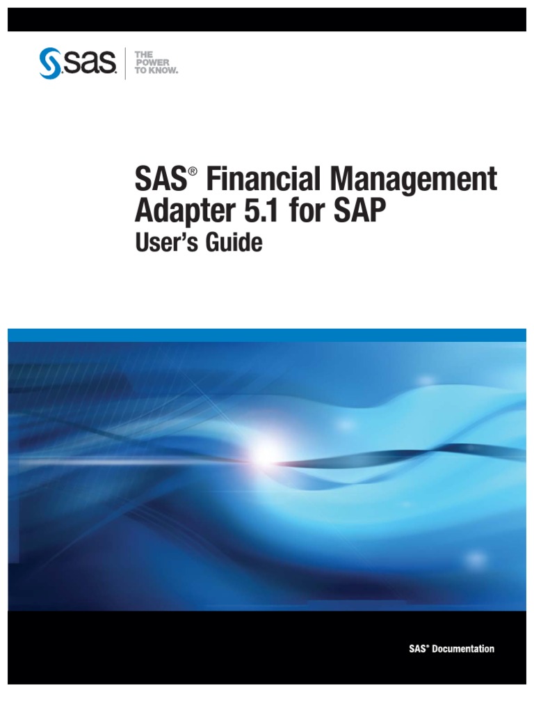 Sap (SAS Financial Management) | PDF