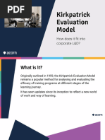 Introduction To The New World Kirkpatrick® Model | PDF | Learning ...