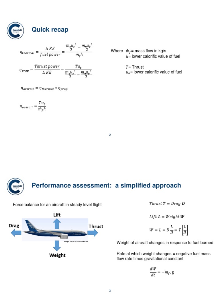 Aircraft Performance Assessment Simplified | PDF | Mechanical ...
