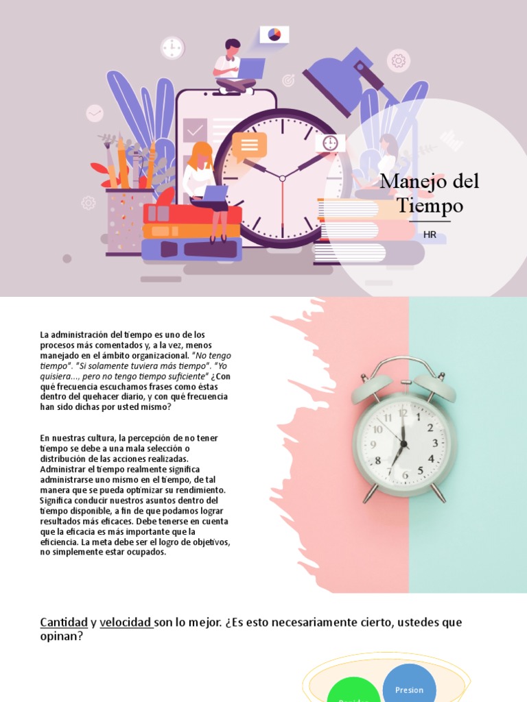 Manejo Del Tiempo | PDF | Gestión del tiempo | Habilidades profesionales