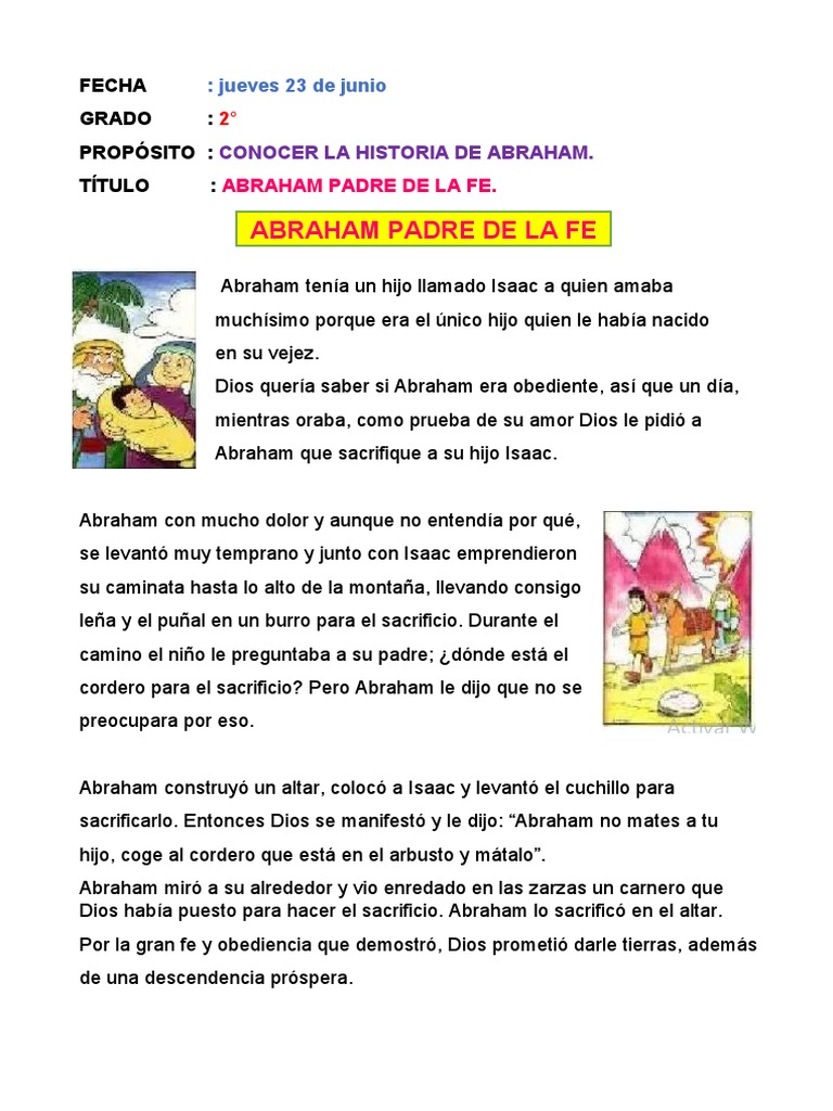 Abraham Padre de La Fe | PDF