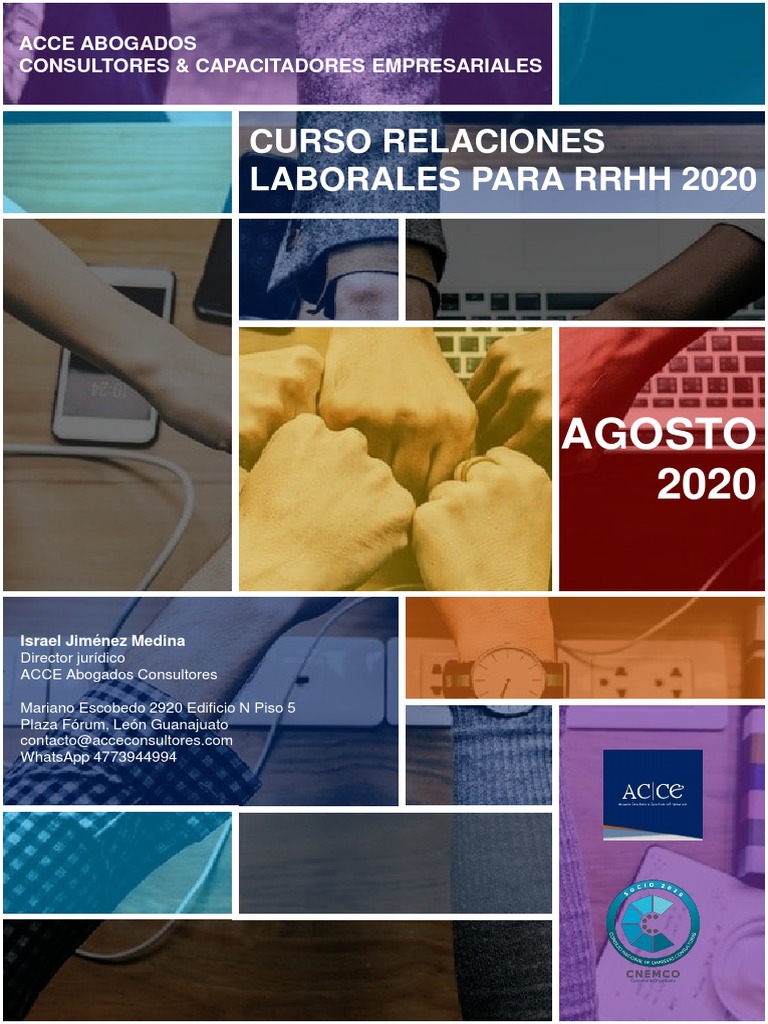 Módulo 1 Curso Relaciones Laborales para Recursos Humanos 2020 | PDF | Derecho laboral ...