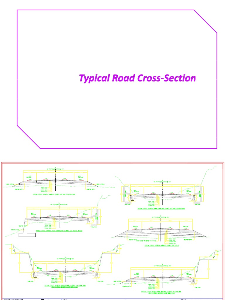 Road Cross Section | PDF