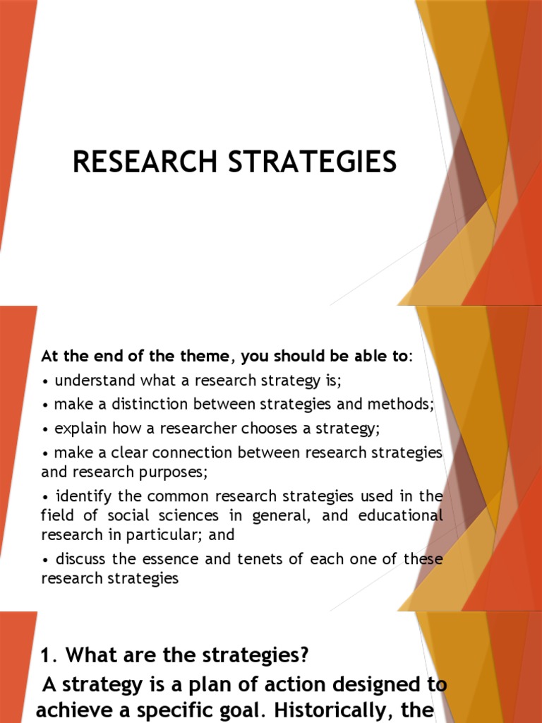Research Strategies | PDF | Theory | Ethnography
