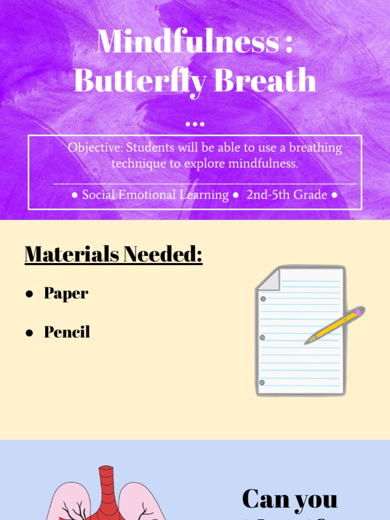 Butterfly Breathing for Kids | PDF