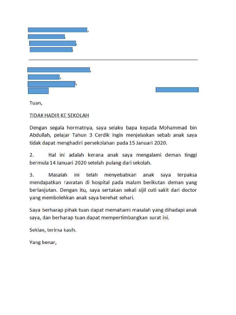 Contoh Surat | PDF