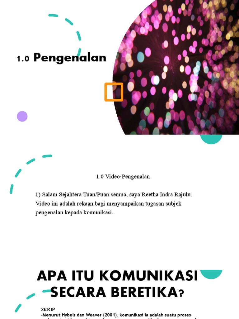 Skrip Video Komunikasi | PDF