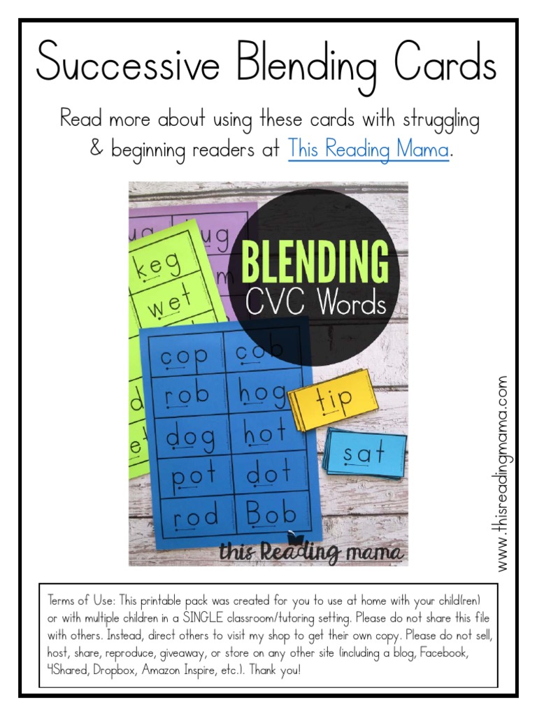 Successive Blending Cards: Read More About Using These Cards With ...