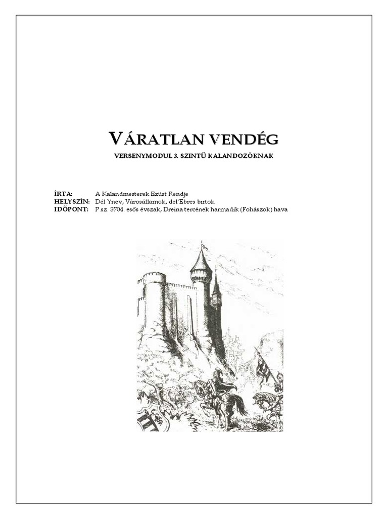 Varatlan Vendeg | PDF