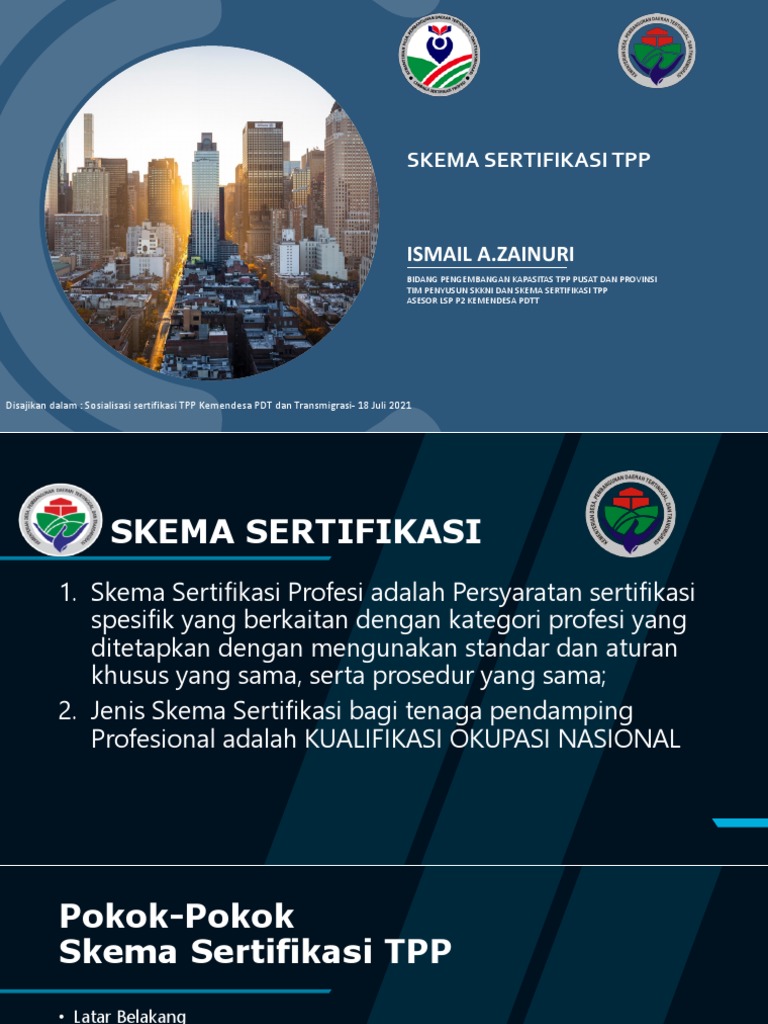 Bahan Papara Ismail AZ - Skema Sertifikasi TPP - Bahan Sosialisasi-Edit | PDF