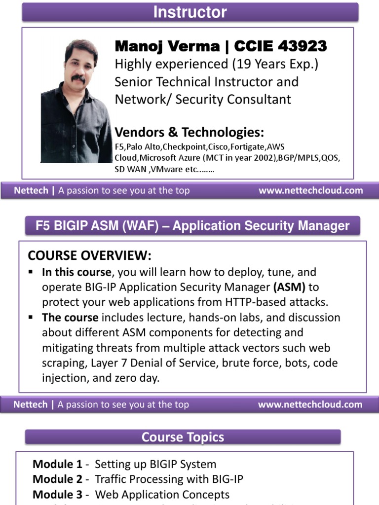 F5 BIGIP ASM Presentation | PDF | Hypertext Transfer Protocol | World ...