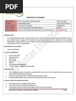 Water Tank Cleaning Method of Statement | PDF | Water | Disinfectant