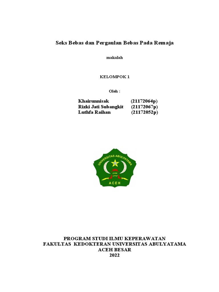 Makalah Seks Bebas | PDF