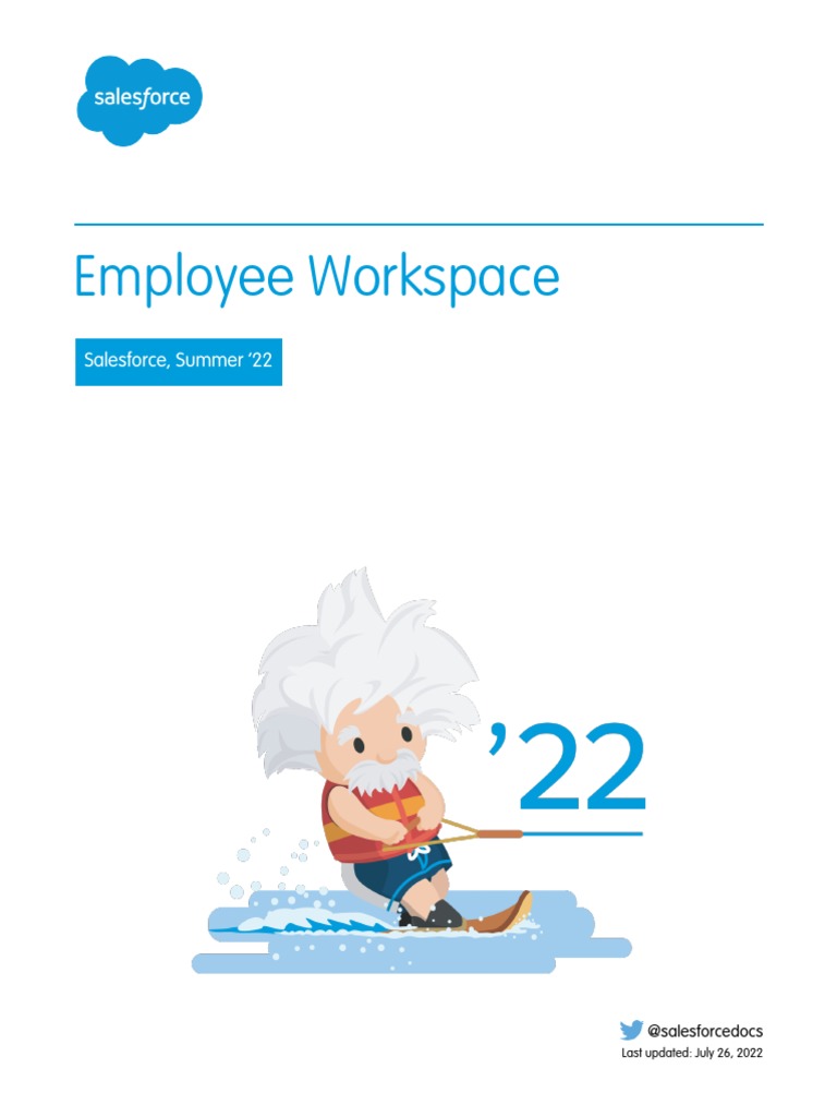 Employee Workspace: Salesforce, Summer '22 | PDF | Mobile App | Cloud ...
