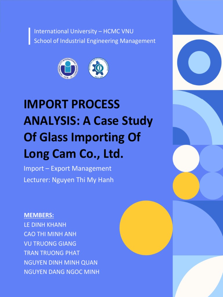Import Process Analysis for Long Cam Co. | PDF | Bill Of Lading | Invoice