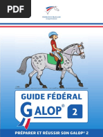 Fiches Pedagogique Galop 3 | PDF | Allure (équitation) | Pédagogie
