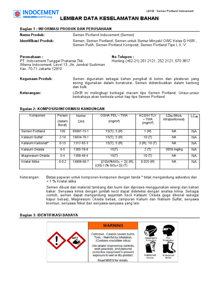 LDKB Semen Portland Indocement | PDF