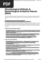 Bacteriological Analytical Manual (BAM) - FDA | PDF | Polymerase Chain ...