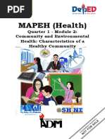 Health: Quarter 1 - Module 1: Community and Environmental Health | PDF ...