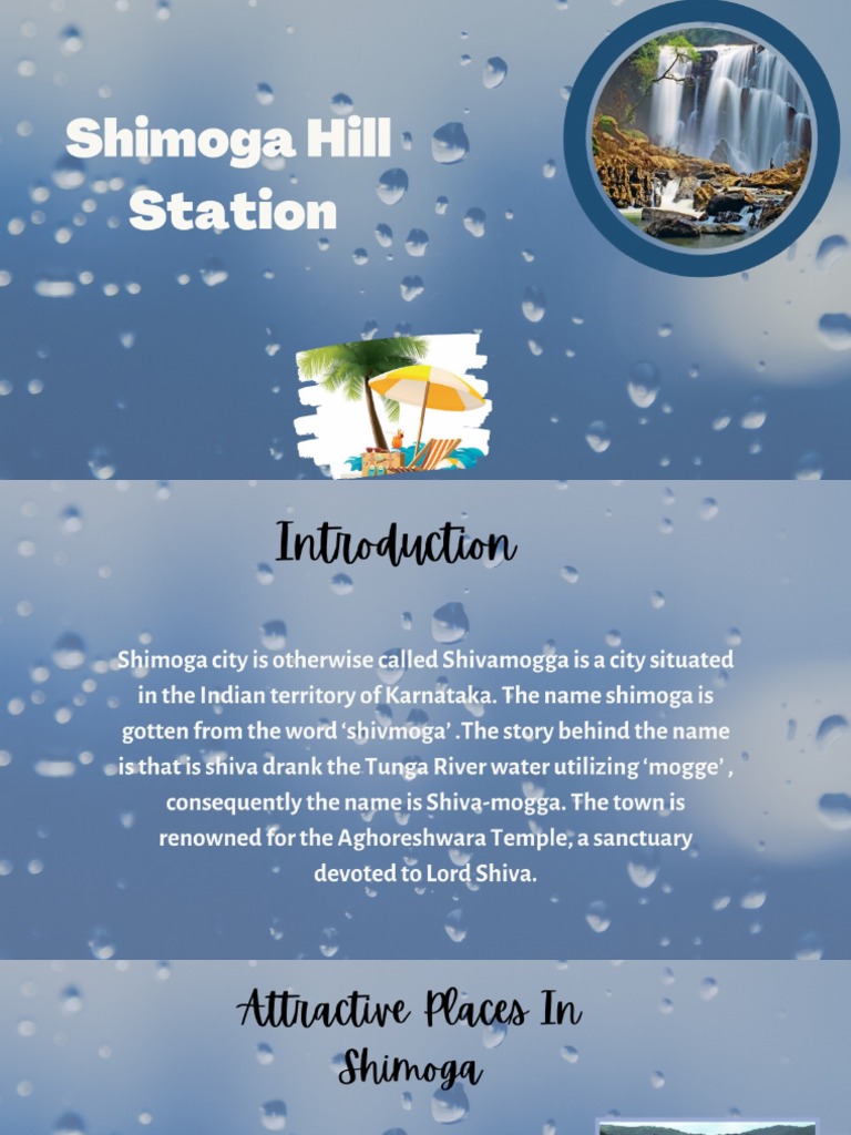 Shimoga Hill Station | PDF