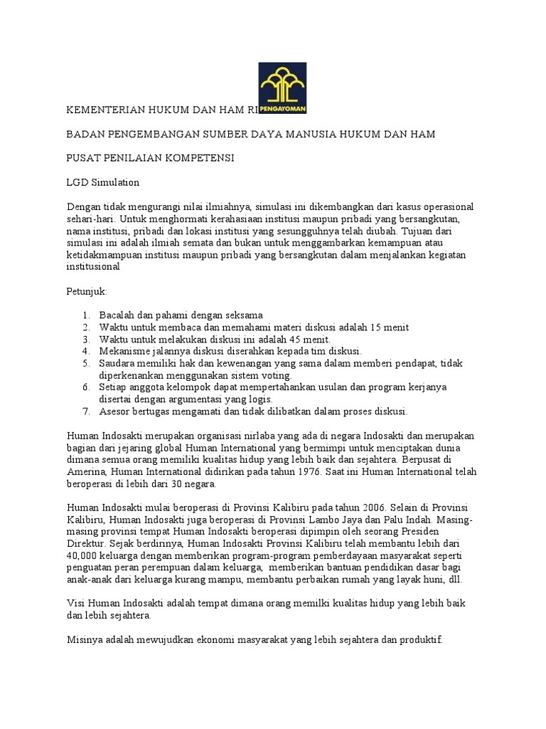 LGD Manajemen Talenta | PDF