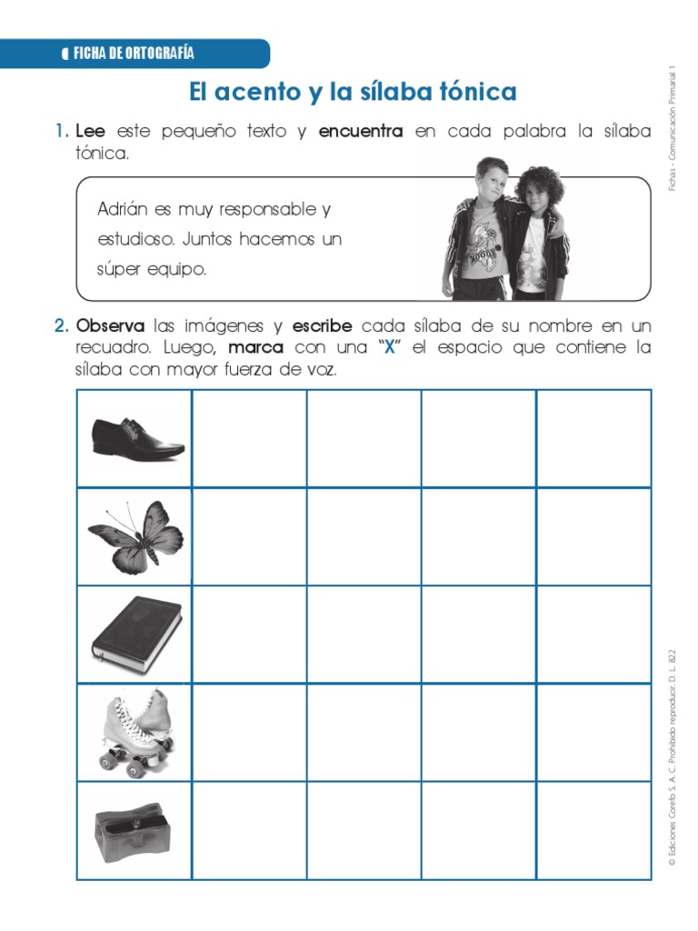 FA - 63-133 El Acento y La Sílaba Tónica | PDF