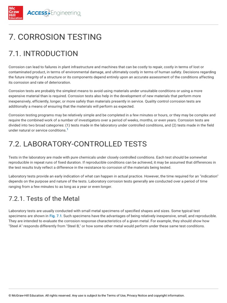 Corrosion Testing | PDF | Corrosion | Machining