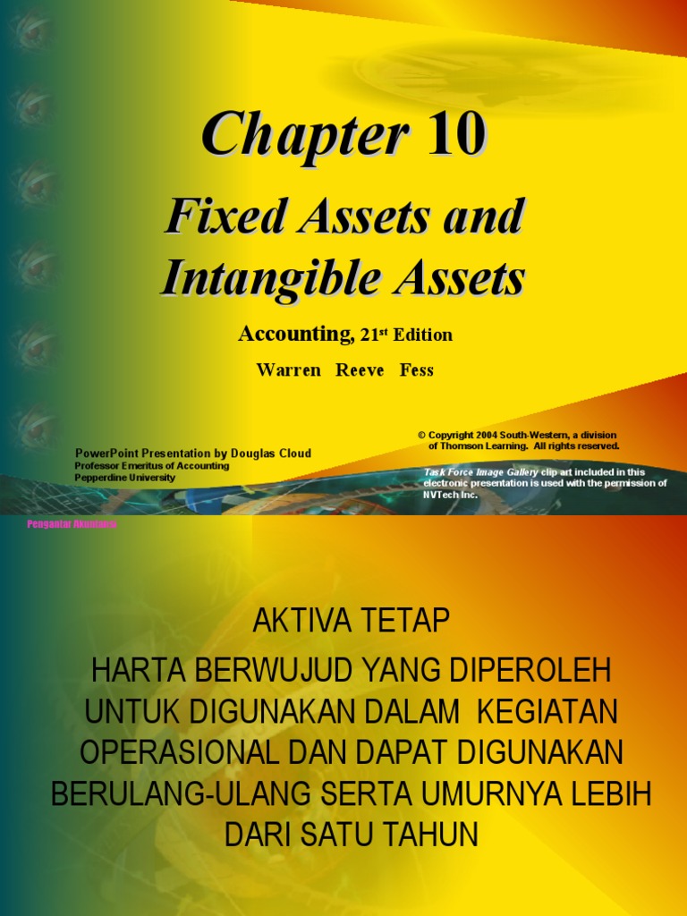 Fixed Assets and Intangible Assets | PDF | Depreciation | Expense