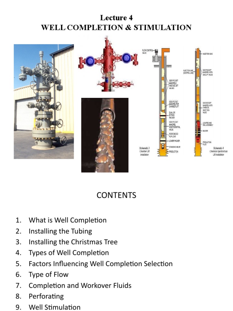 Well Completion & Stimulation | PDF | Casing (Borehole) | Process ...