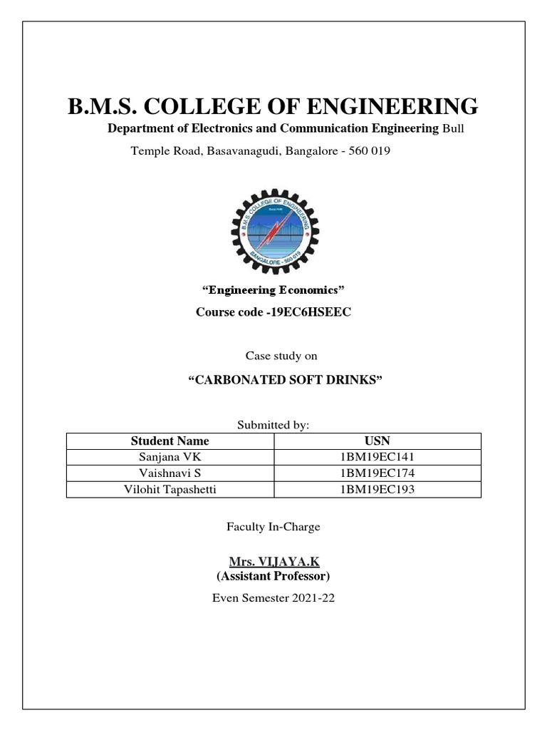 Engineering Economics Aat | PDF | Cola | Economies