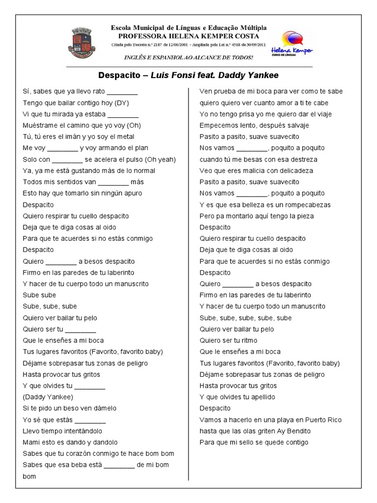 Música Despacito | PDF