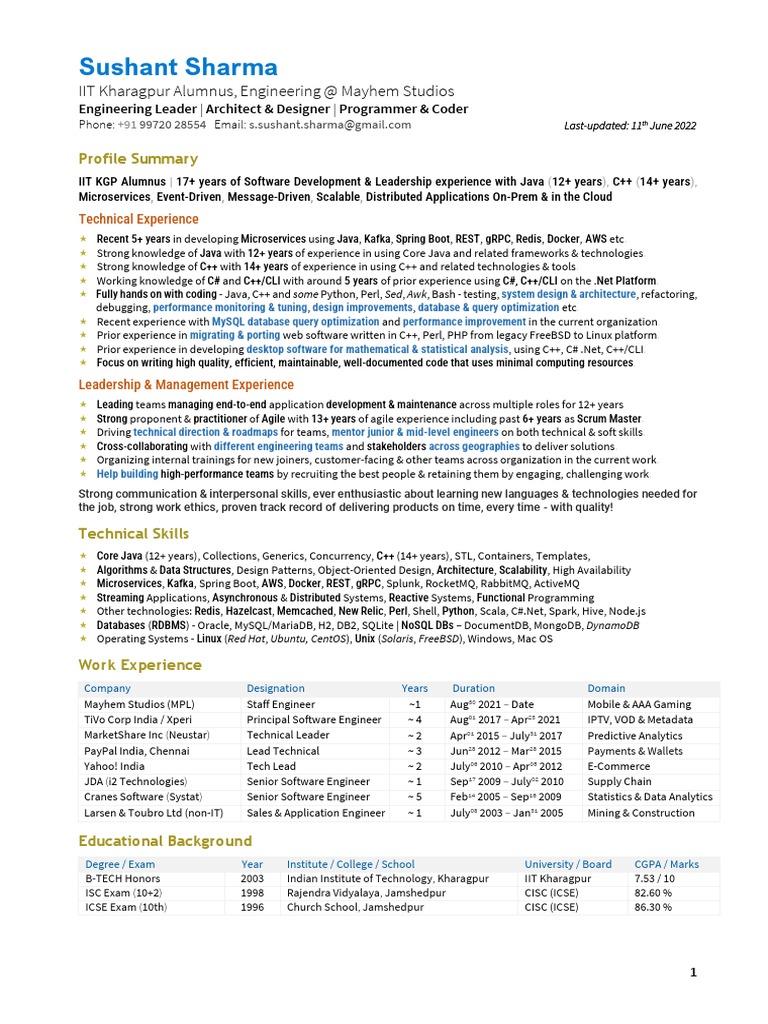 Sushant Sharma | PDF | My Sql | Java (Programming Language)